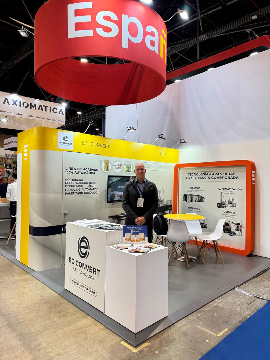 EC-CONVERT fortalece su presencia internacional tras una exitosa participación en Andina Pack ...